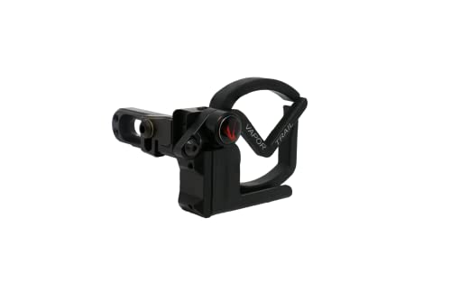 Vapor Trail Archery Gen 7 Arrow Rest, Right Hand, Prime & Elite Bracket, Black Cage,G7RH-P/E-01