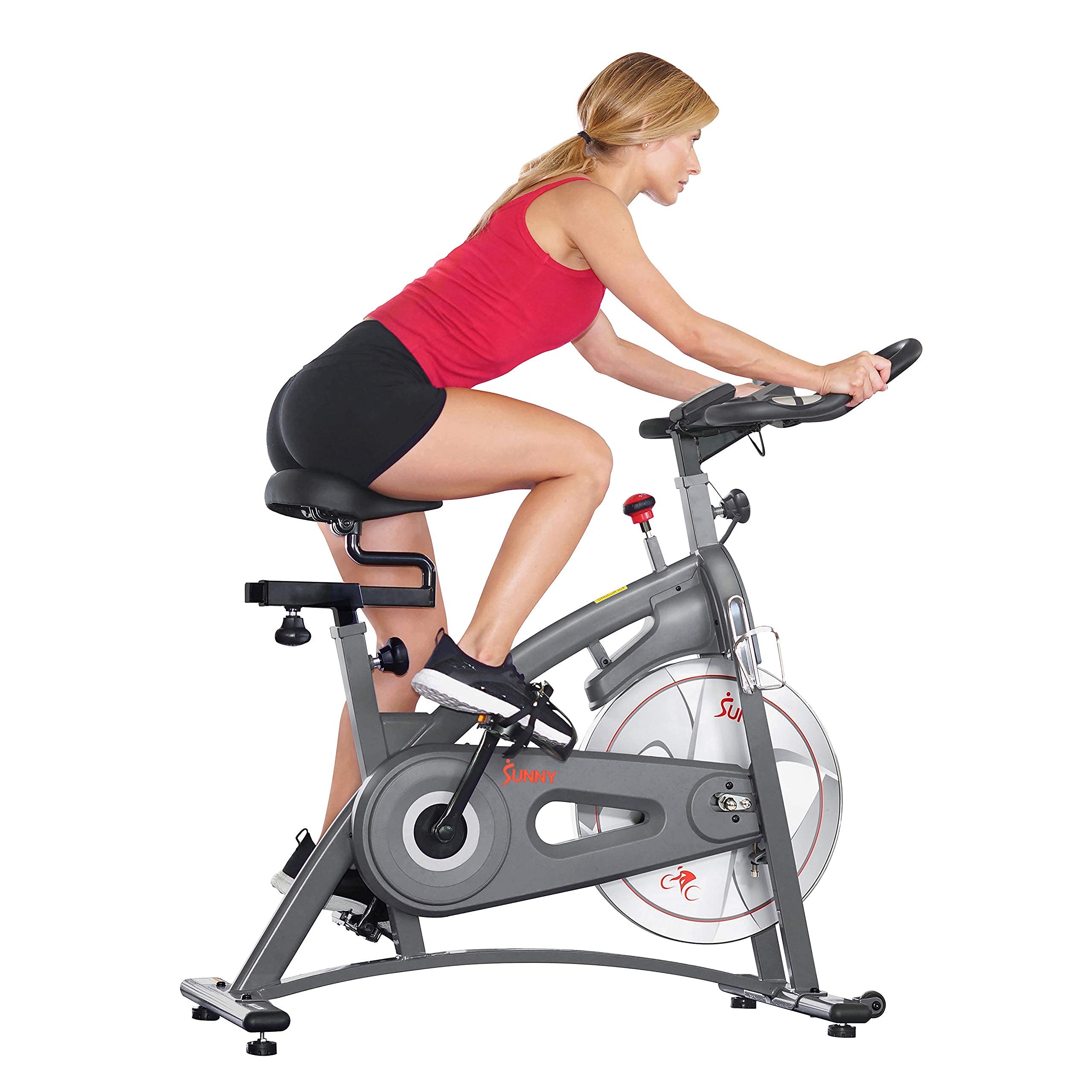 Sunny Health & Fitness Endurance Indoor Cycling Exercise Bike with Magnetic Resistance and Optional Exclusive SunnyFit® App and Smart Bluetooth Connectivity