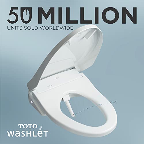 TOTO SW3073#01 WASHLET C2 Round Electronic Bidet Toilet Seat, Cotton White