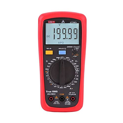 YJRIC High Precision Multimeter Digital Multimeter Uni t 20A 1000V AC DC Handheld Multimetro Ture Rms Tester with 2000μF Capactitance Meausement ET39E,39E