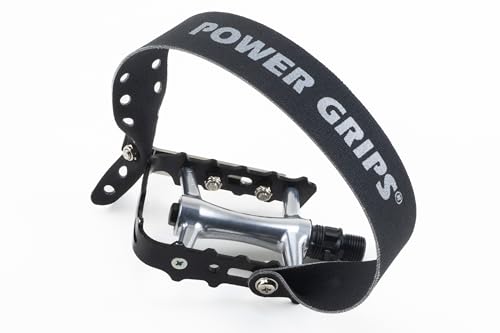 Power Grips High Performance Pre-Assembled Strap/Pedal Kit, Black, X-Large