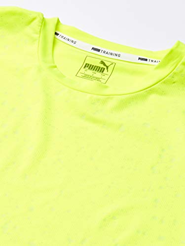 PUMA mens Reflective Tech Tee T Shirt, Yellow Alert, Medium US