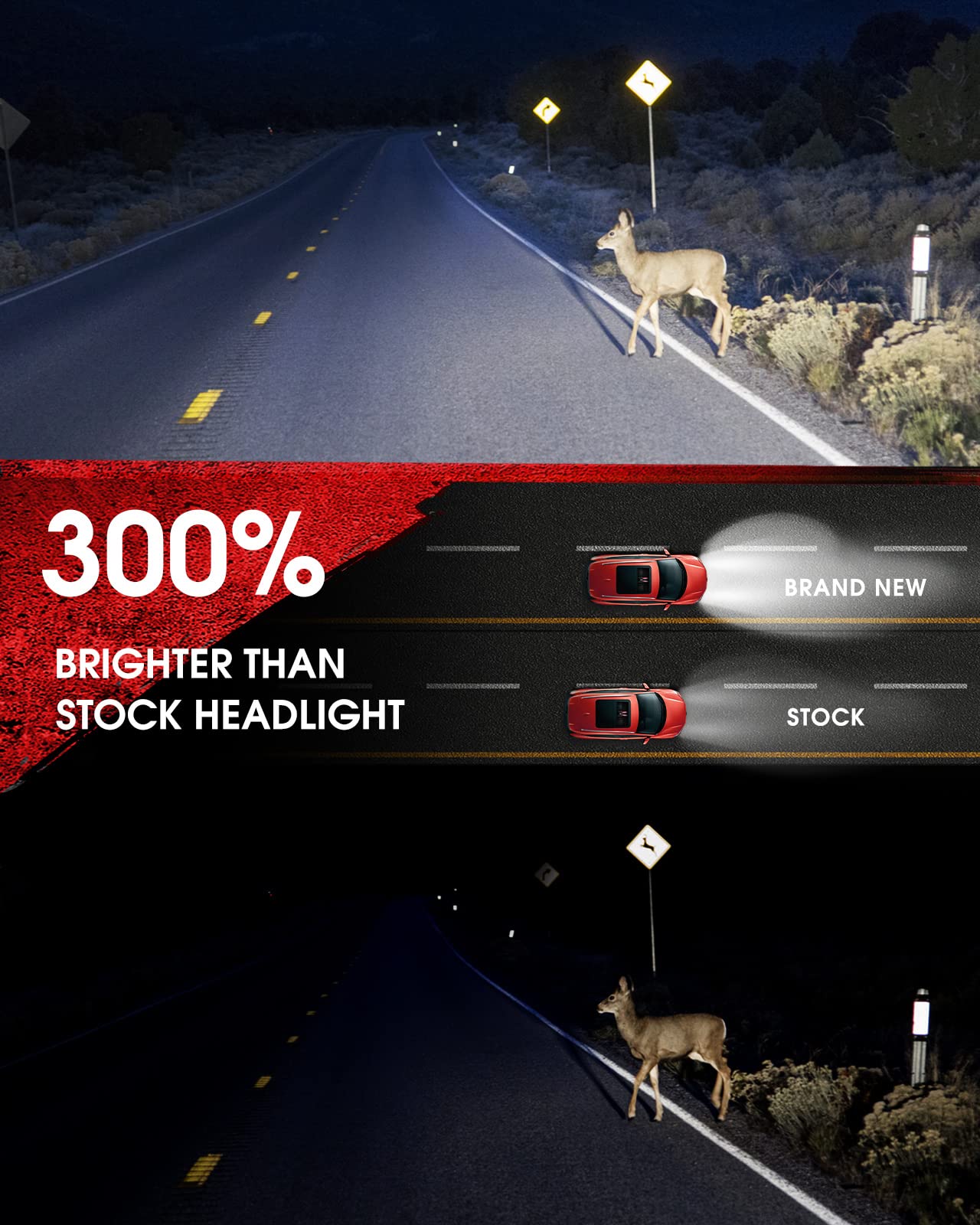 Torchbeam 7x6 5x7 Led Headlights 300% Brighter Upgraded Led Sealed Beam Headlamps with High Low Beam H6054 6054 Led Headlights Replacement for YJ Cherokee XJ Savana Truck with H4 Adapters