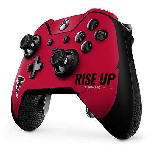 Skinit Decal Gaming Skin compatible with Xbox One Elite Controller - Officially Licensed NFL Atlanta Falcons Team Motto Design