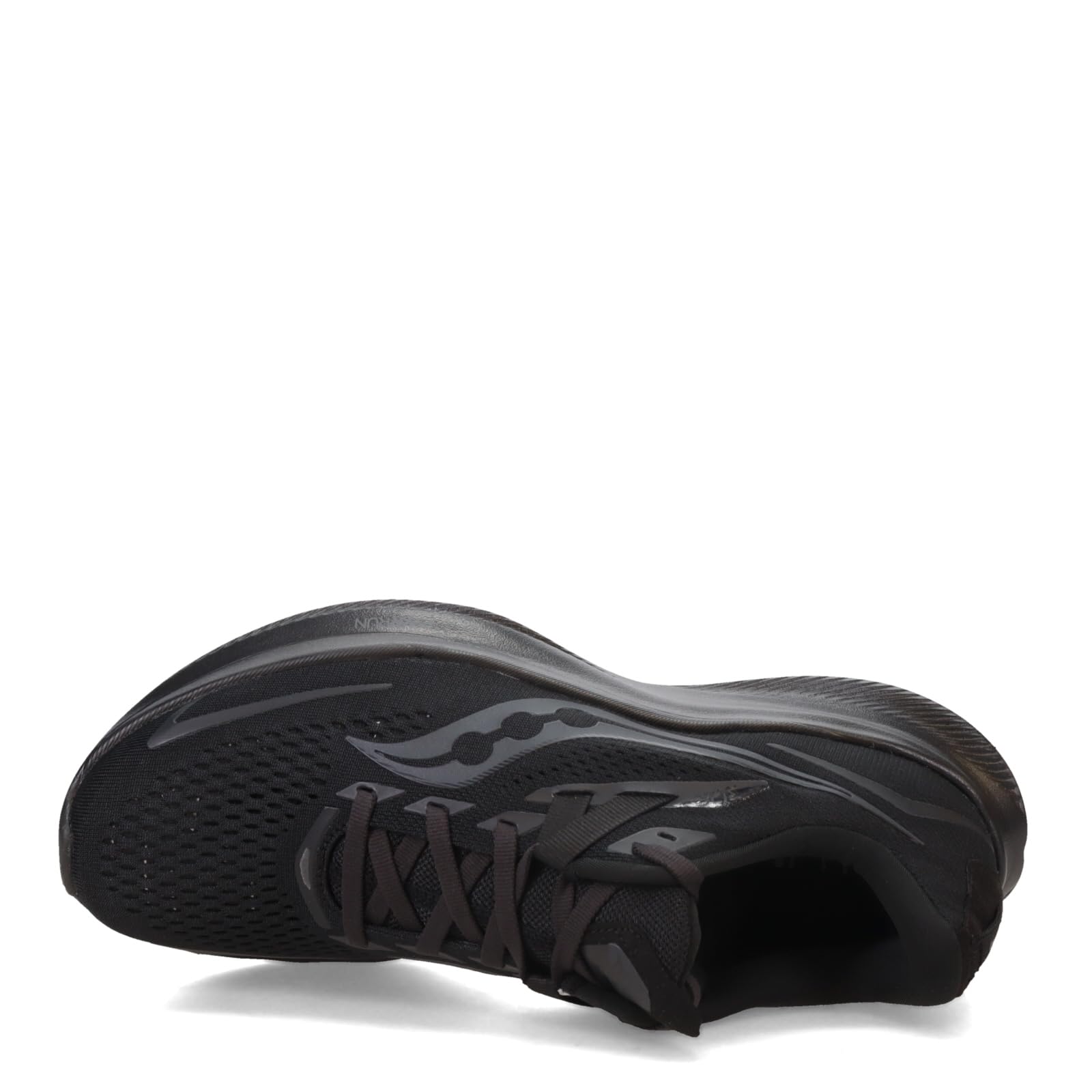 Saucony Women's Ride 15 Running Shoe, TRIPLE BLACK, 8