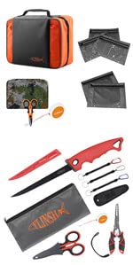 YLINSHA Fishing tools, fishing gear storage bag kit
