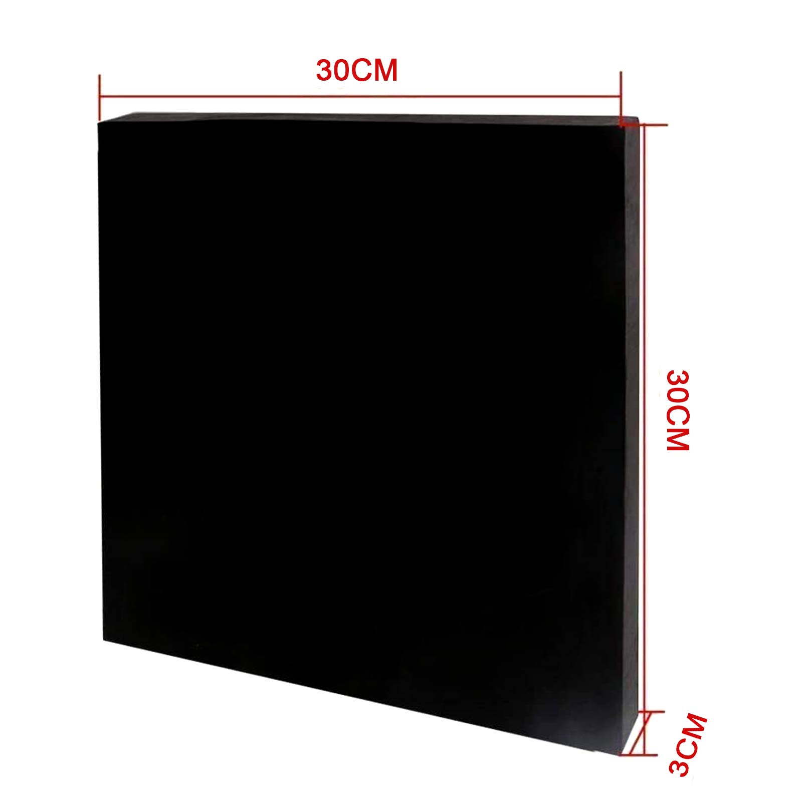 VKEDA Lightweight 30x30x3cm High Density Foam Target Hunting Shooting Practice(Black)