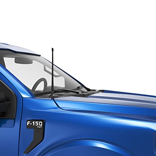 RYDONAIR Antenna Compatible with Ford F150 2009-2024 | 13 inches Flexible Rubber Antenna Replacement | Designed for Optimized FM/AM Reception