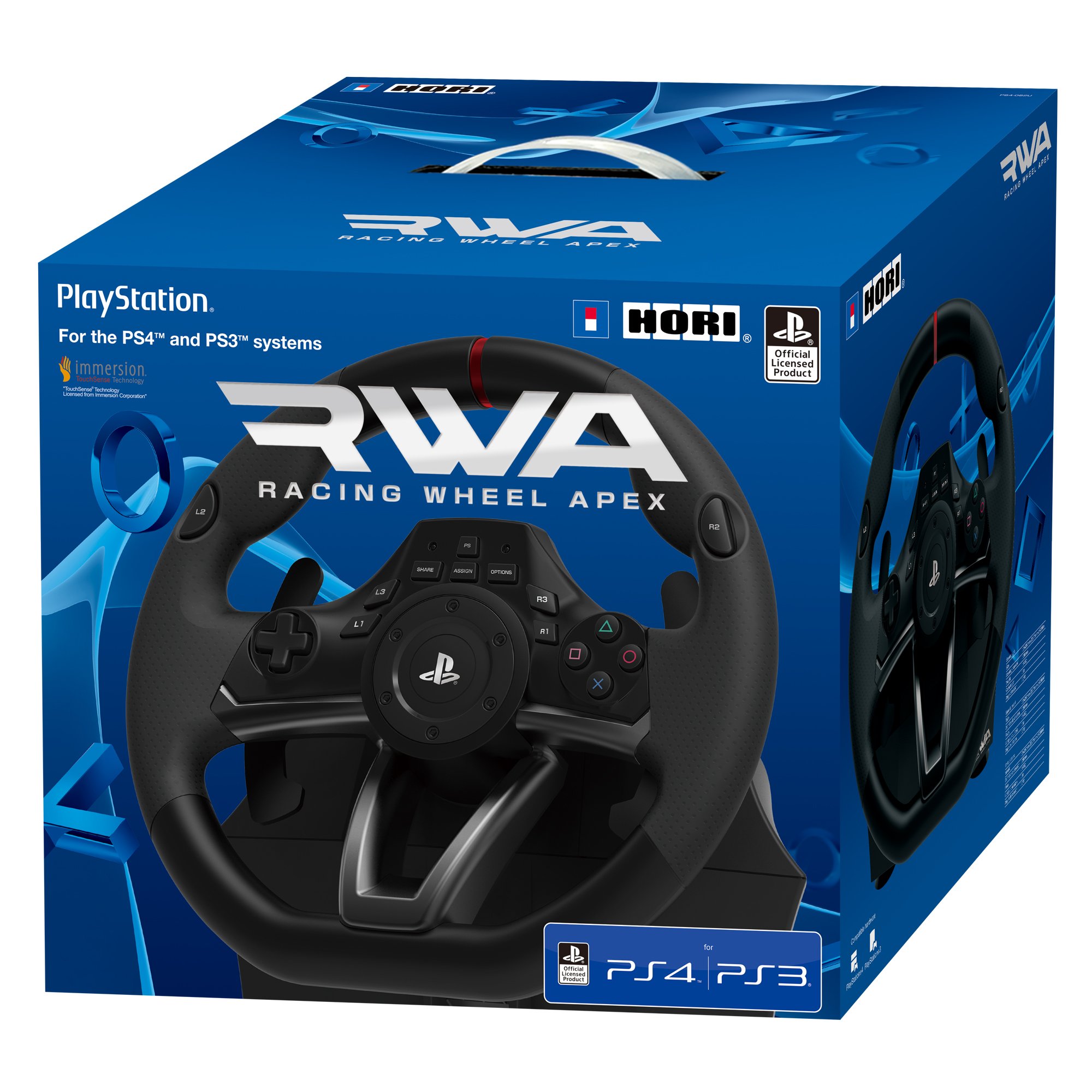 RWA Racing Wheel Apex controller for PS4 and PS3 Officially Licensed by Sony - PlayStation 4
