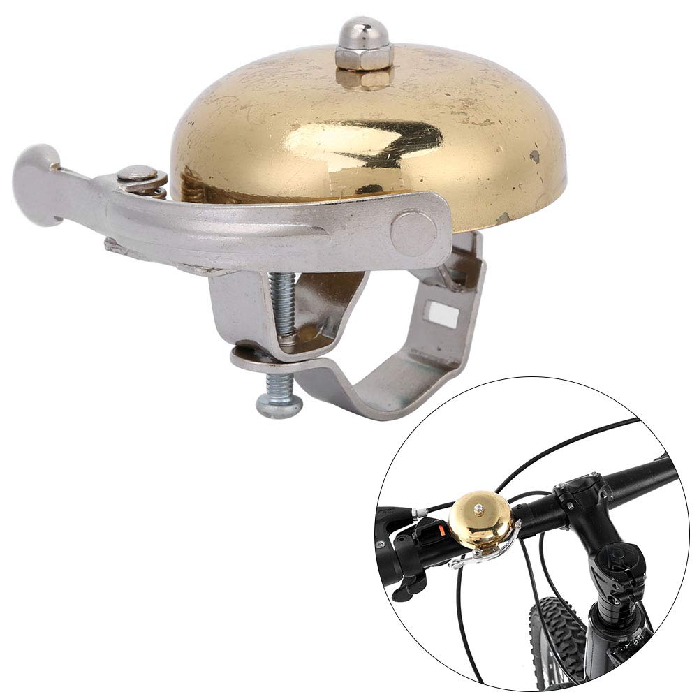 Ueohitsct Classic Copper Mountain Bicycle Bike Cycling Handlebar Bell Ring Horn Sound Alarm Loud Safety