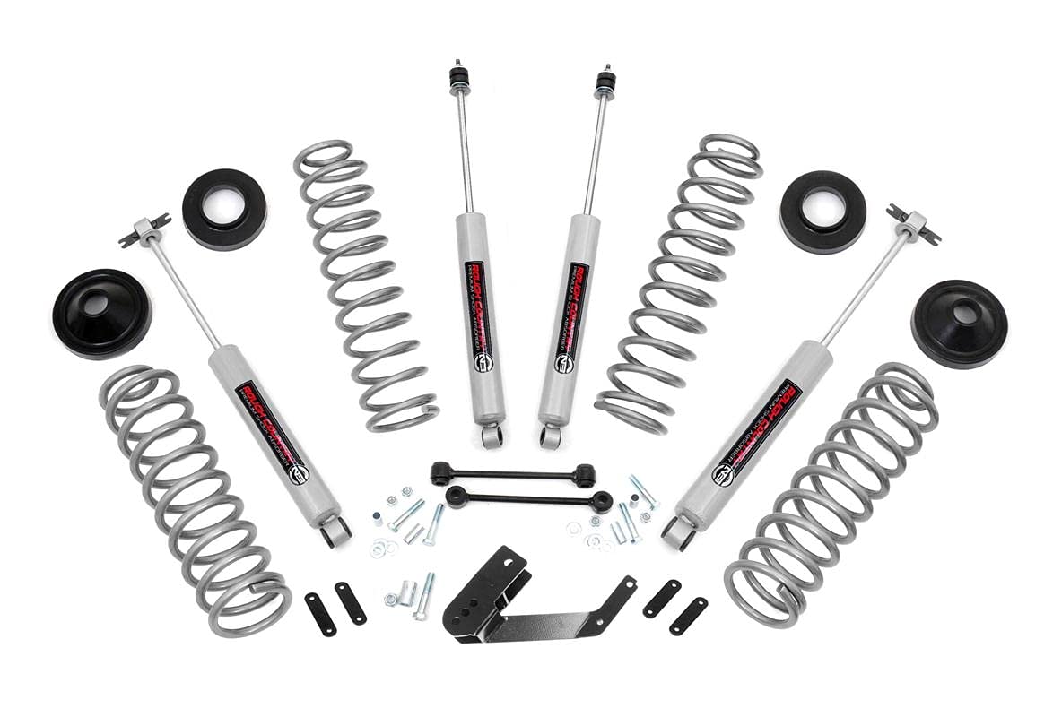 Rough Country 3.25" Lift Kit for 2007-2018 Jeep Wrangler JK | 2-Door - PERF693