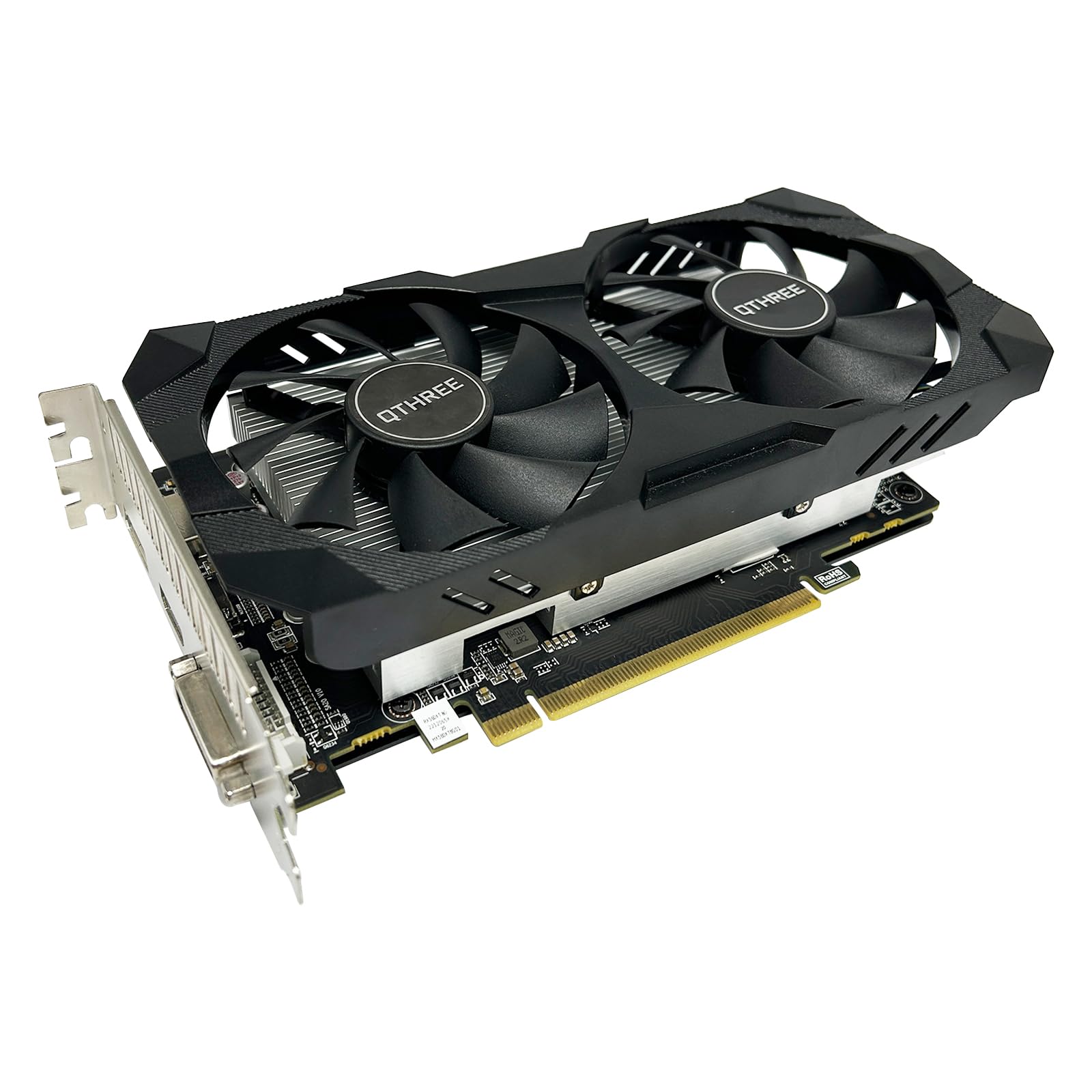 QTHREE SAPLOS Radeon RX 560 4GB GDDR5128-Bit Computer Graphics Card,DisplayPort,HDMI,DVI,Video Card for PC Gaming GPU,PCI Express 3.0 x8,DirectX 12,Support 4K
