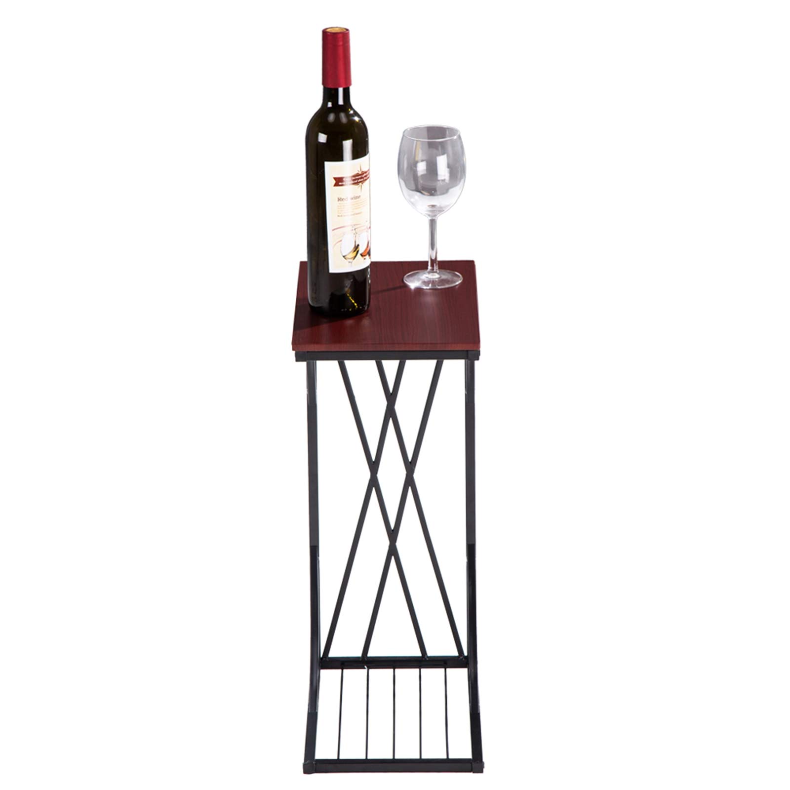 Sleek Metal Frame Side Table