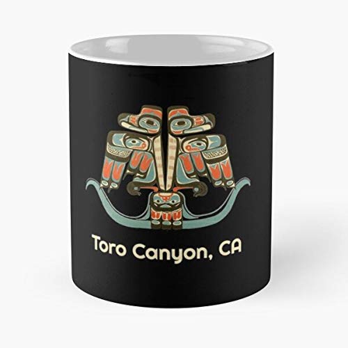 Toro Canyon California Thunderbird Pnw Native American Classic Mug - Coffee Mug, Ceramic Coffee Mug 11 Oz