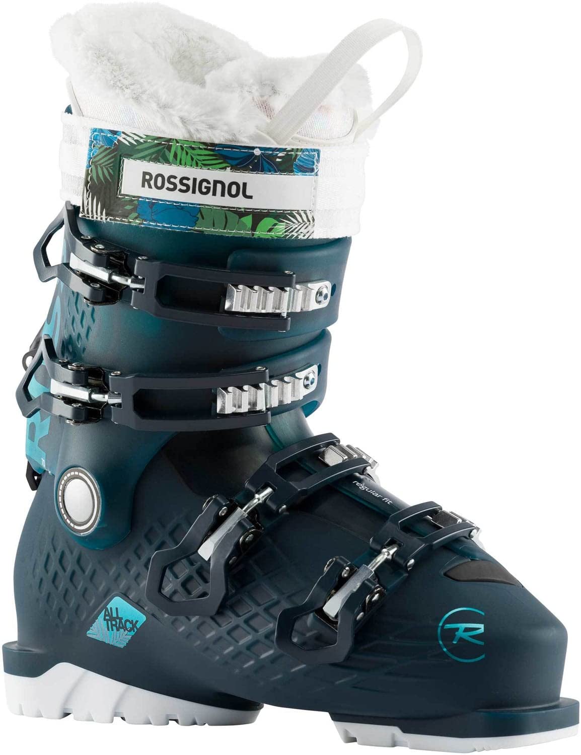 Rossignol Alltrack 70 XC Ski Boots Womens Sz 5.5 (22.5) Black/Blue