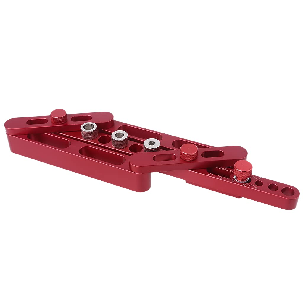 Self Centering Dowelling Jig For Metric Dowels 6/8/10mm Precise Drilling Jig Accessories Woodworking Three-in-one Tool Dowel Jig Kit Ysisly