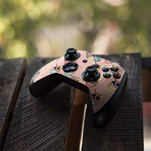Skinit Decal Gaming Skin compatible with Xbox One S Controller - Officially Licensed Bouffants and Broken Hearts Corgi Love Design