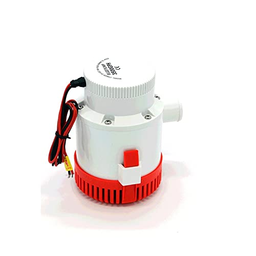 XuuSHA Hand Bilge Pump Large Flow Dc 24 Volt Submersible Boat Water Pump 3700GPH Electric Water Pump Bilge Pump Automatic (Voltage : 24V)