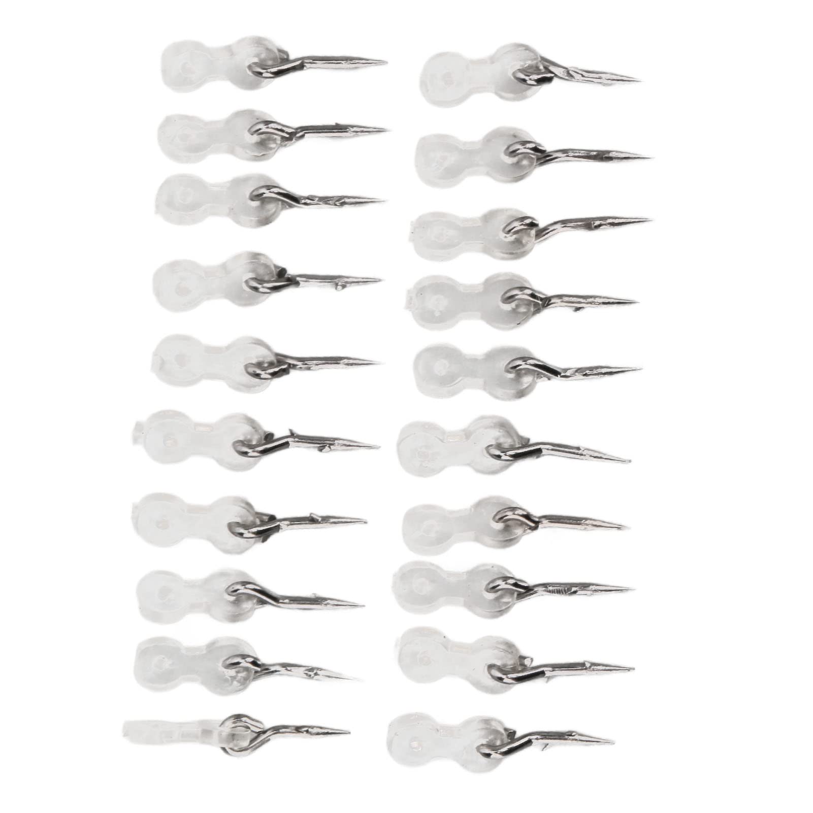 VGEBY Float Bait Needles,20Pcs White Floating Fishing Carp Lures Fish Gear Supplies Accessories Bait Needle Fish for Making Rigs (7mm) Other Fishing Tools and Accessories