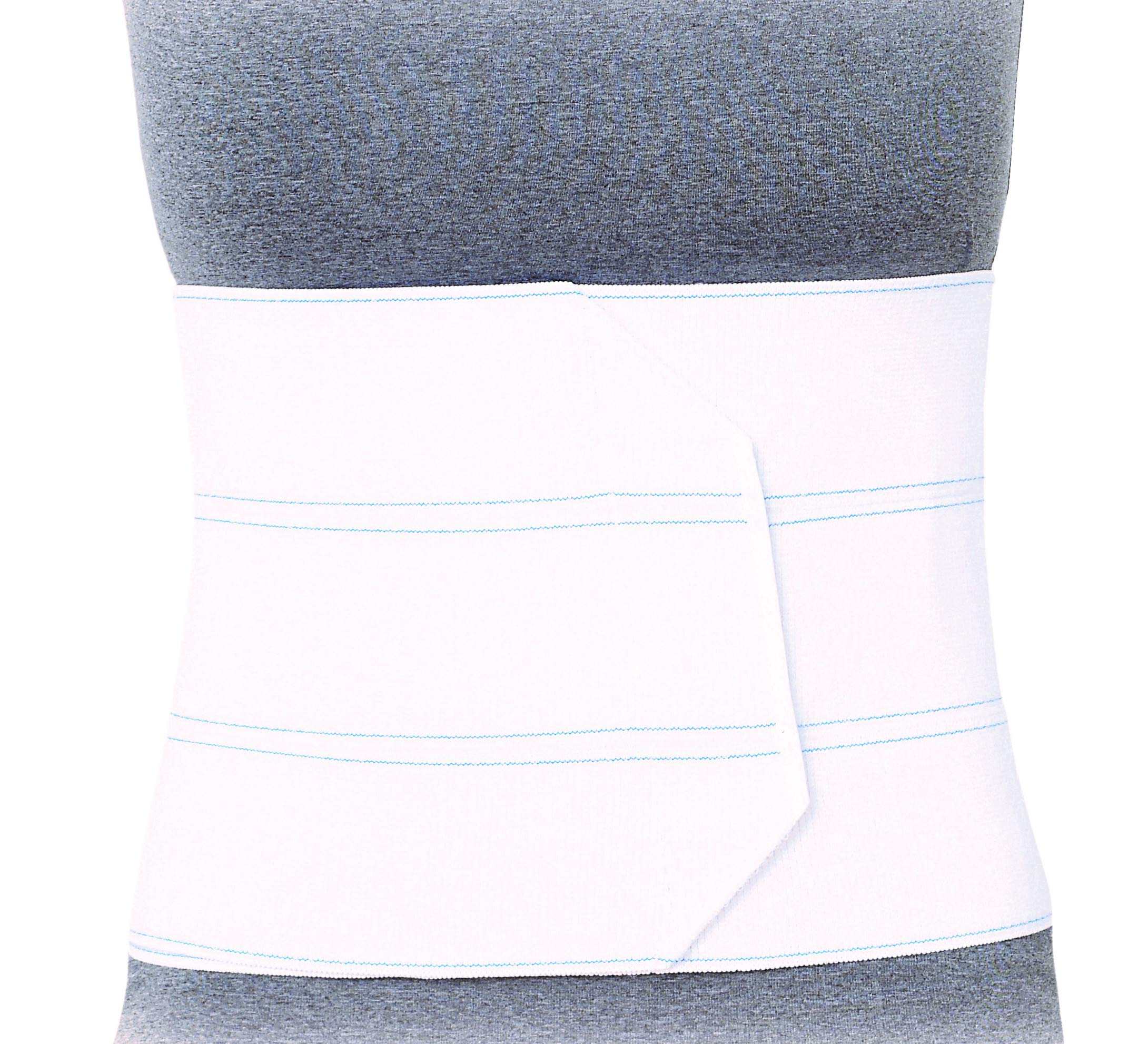 SB SUPERIORBRACES Superior Braces (3 Panel - Small/Medium, 30" - 45" Waist) Premium Abdominal Binder for Waist and Back Support, Compression Wrap, Post Surgery Support