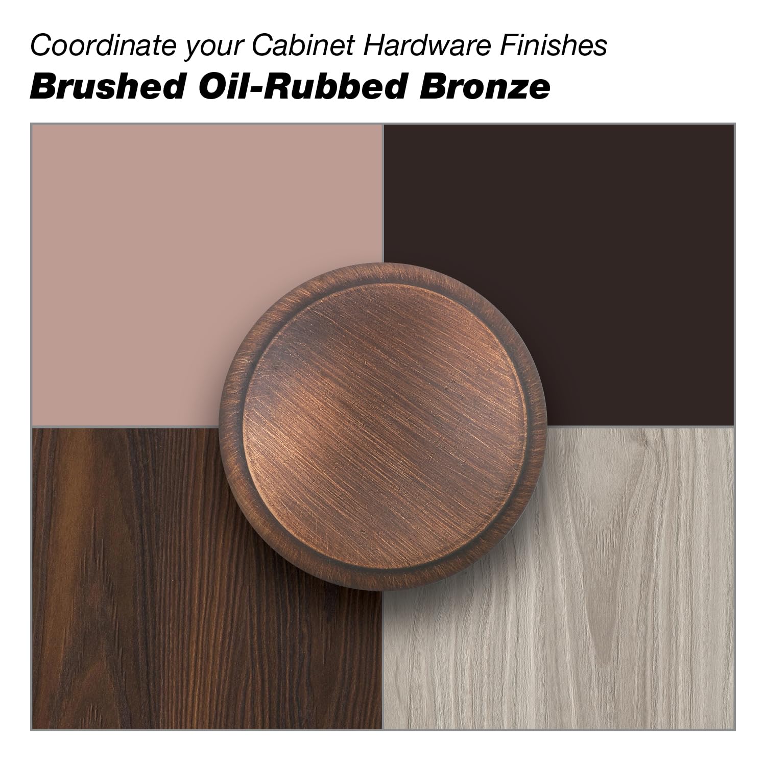 Richelieu Hardware BP810128BORB Charlemagne Collection 5 1/16-inch (128 mm) Center-to-Center Brushed Oil-Rubbed Bronze Transitional Cabinet and Drawer Pull Handle for Kitchen, Bathroom, and Furniture