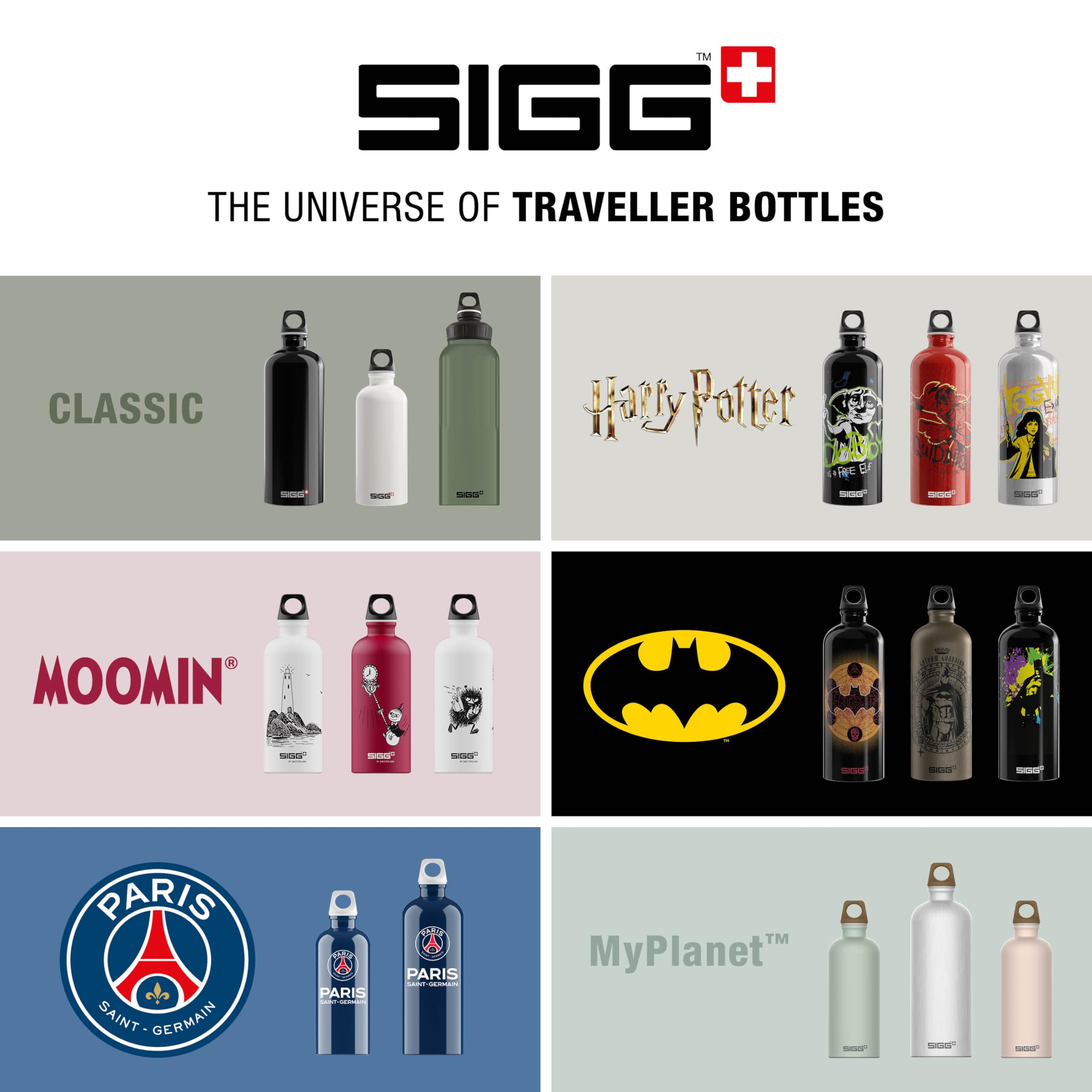 SIGG - Aluminum Water Bottle - Traveller Blue - Climate Neutral Certified - Suitable For Carbonated Beverages - Leakproof & Lightweight - BPA Free - 34 oz