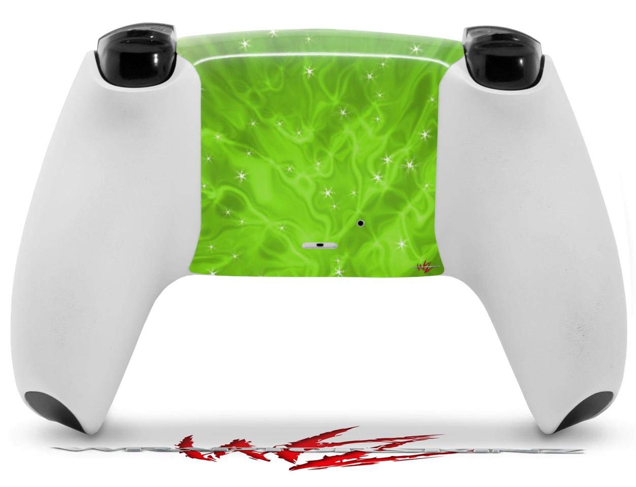 WraptorSkinz Skin Wrap compatible with Sony PS5 DualSense Controller Stardust Green (CONTROLLER NOT INCLUDED)
