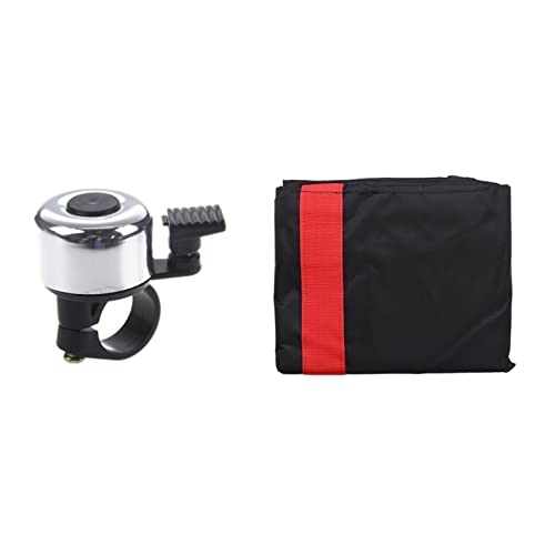 YANGLI WanLiTong 1 Pcs Bicycle Bike Racing Mini Ping Bell Chrome & 1 Pcs Carrying Bag Fit for Xiaomi M365 Backpack Bag Storage Bag (Color : Purple)