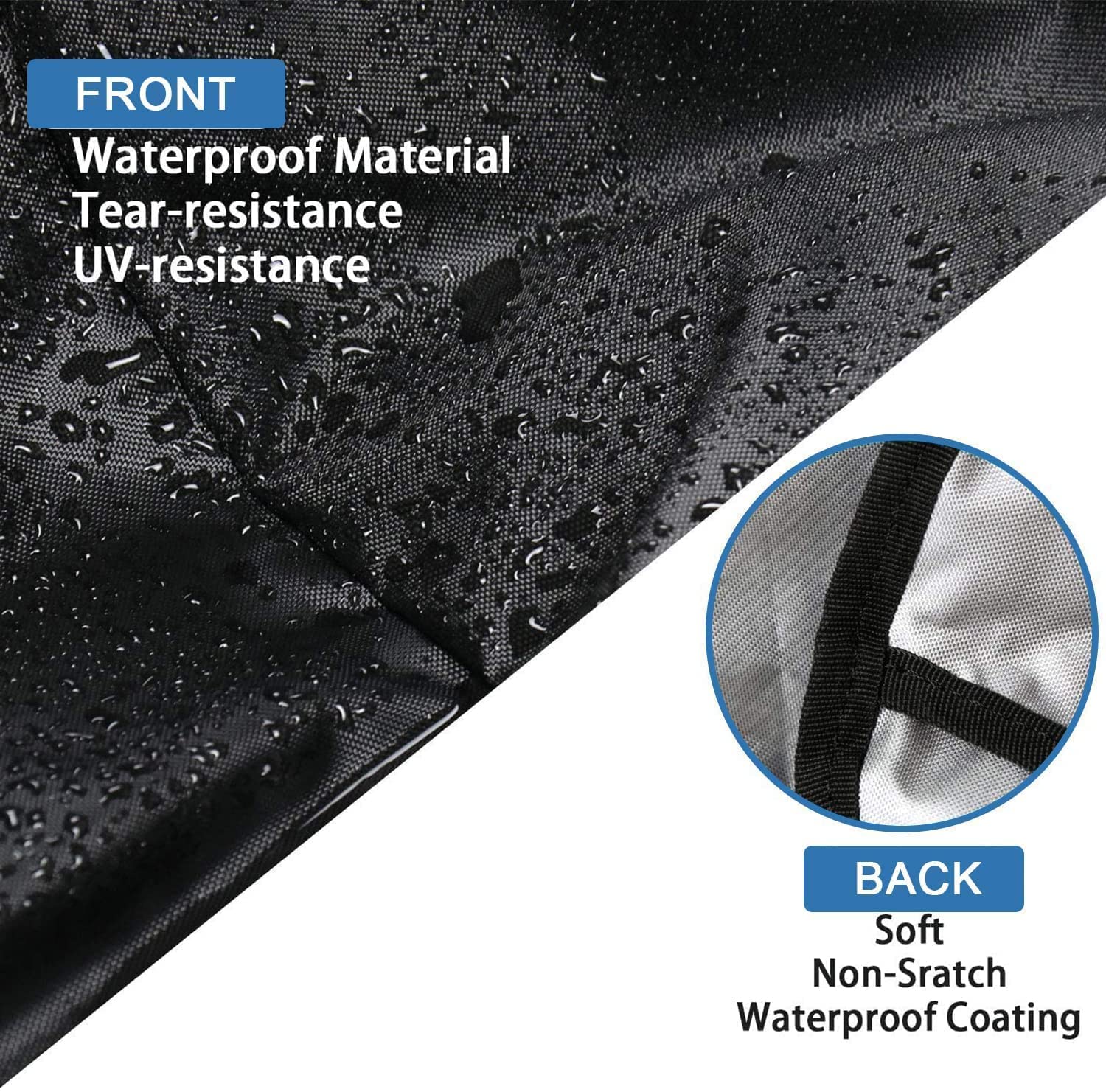 Treadmill Cover, Non-Folding Running Machine Protective Cover, Waterproof Dustproof Treadmill Covers with Zipper for Home Gym Indoor Outdoor(66”L x 30”W x 55”H)
