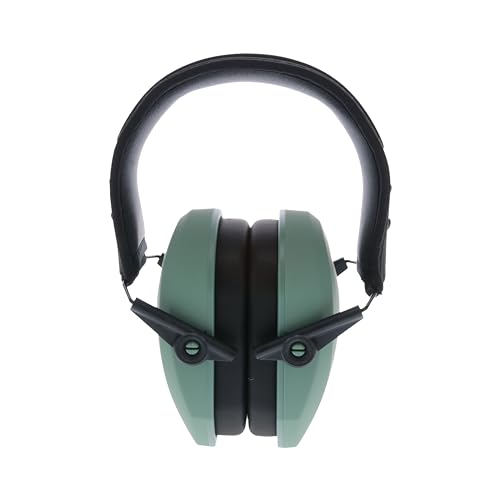 Walker's Earmuffs, Slim Passive-Sage Green w/FDE Logo, One-Size