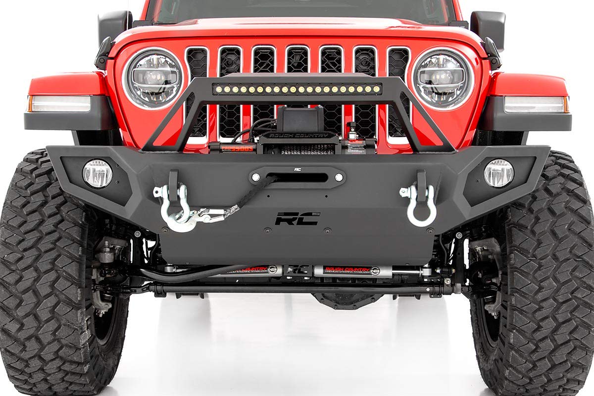 Rough Country Front Winch Bumper for Jeep Wrangler JK/JL & Gladiator JT - 10585