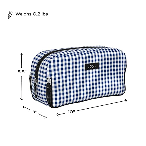 SCOUT 3-Way Bag - Travel Makeup Pouch and Toiletry Bag for Women with Three Zipper Compartments - Stands Upright, Wipes Clean