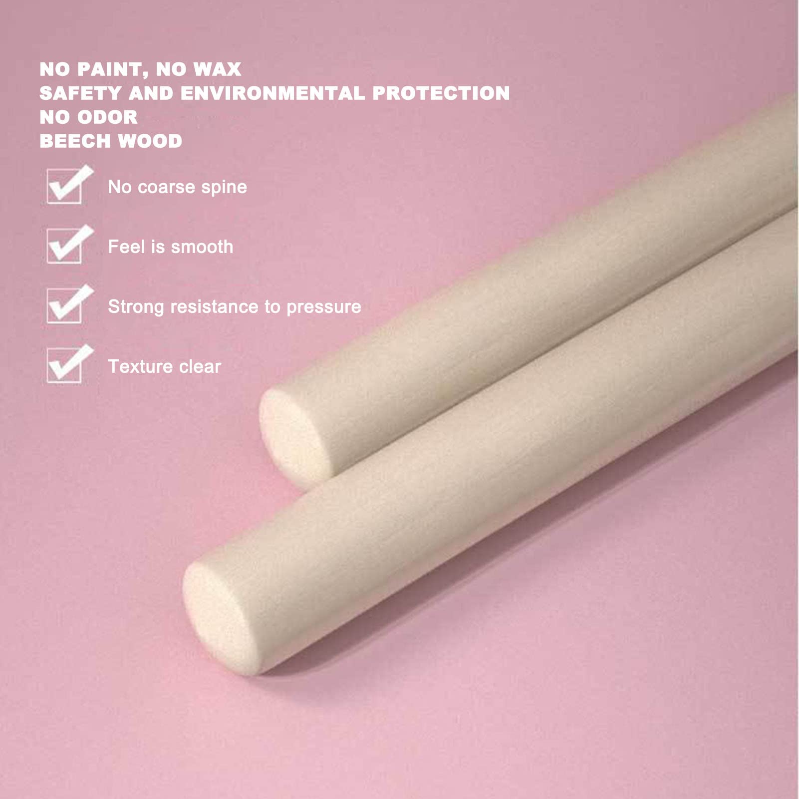 Yoga Sticks, Multipurpose Wooden Yoga Pranayama Stick Stretching Tool Posture Corrector, 19.7in Multipurpose Humpback Posture Correction Stick for Adult Child Training Home Fitness