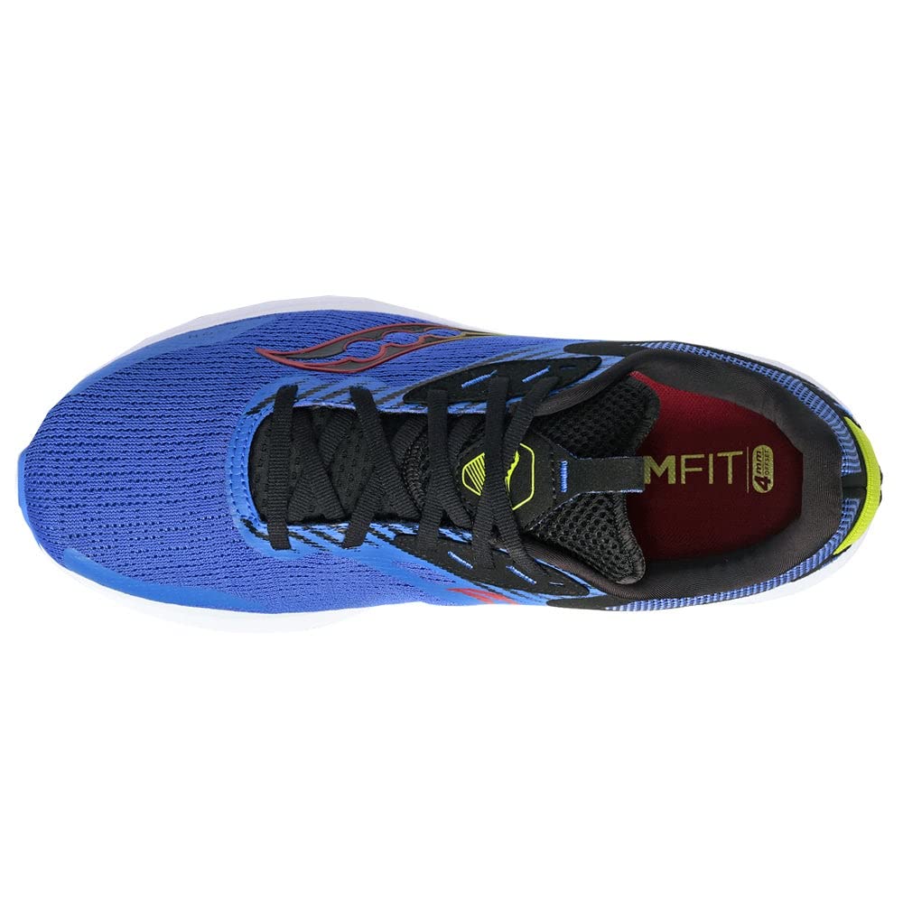 Saucony Men's AXON 2 Running Shoe, Blue RAZ/Acid, 12