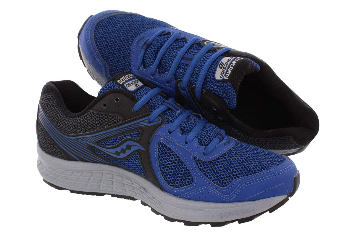 Saucony Men's Cohesion 10 Royal/Black Running Shoe 12 W US