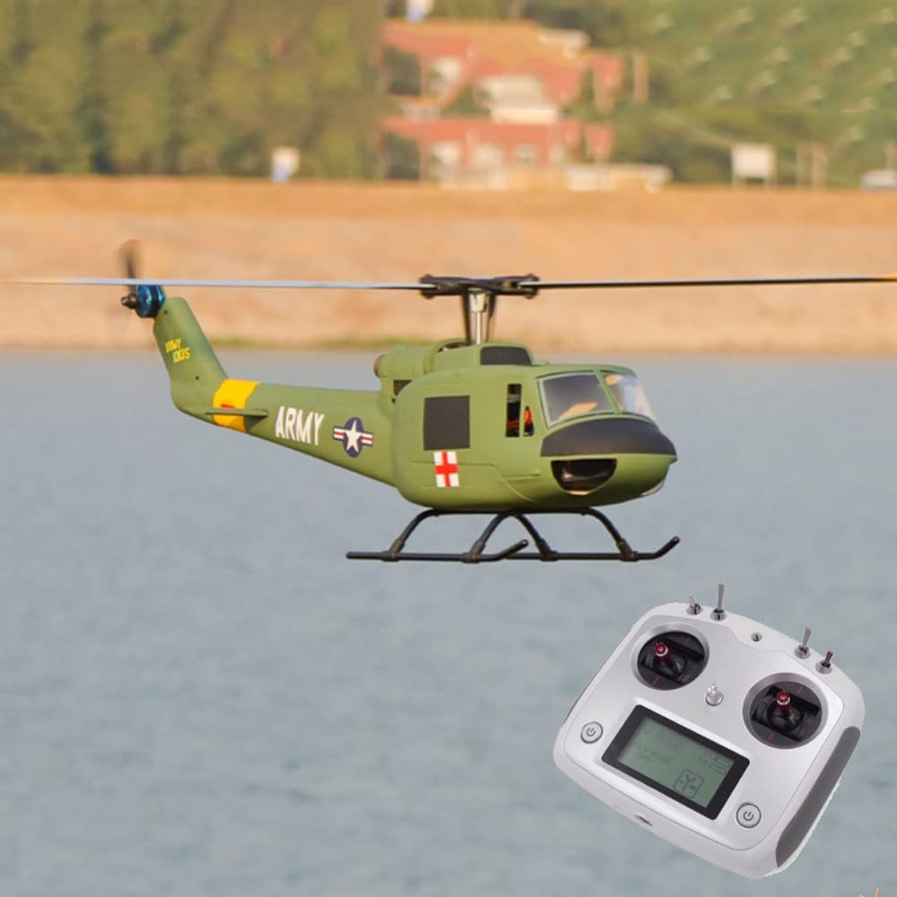 RKSTD Remote Control Helicopter, Remote Control Helicopter with Flight Control System, GPS Positioning, Automatic Return, Brushless Motor, with Fixed Height, Suitable for Adult Beginners