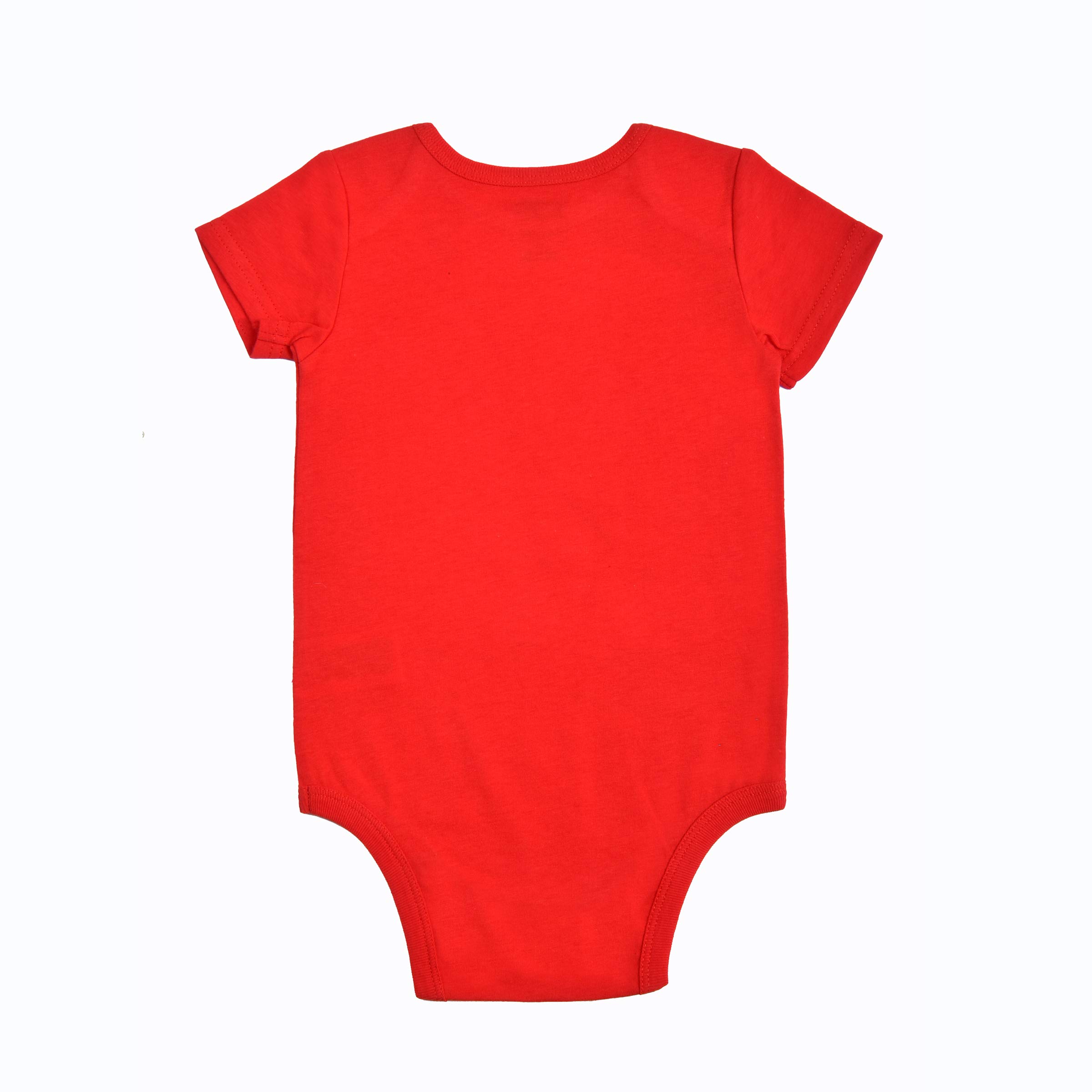 WARNER BROS The Flash Boys Short Sleeve Creeper with Cap for Newborn – Red