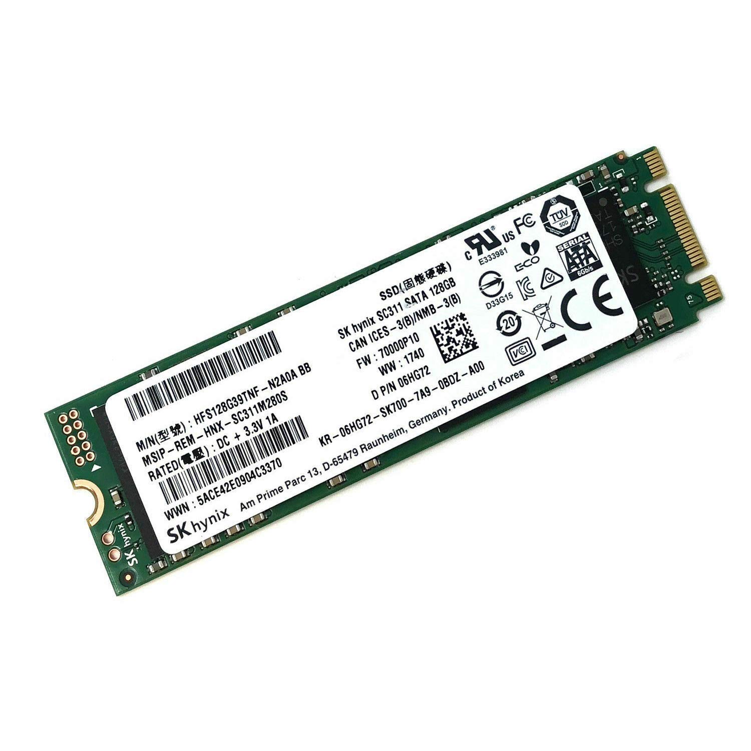 SK hynix SC311 SATA 128GB M.2 Solid State Drive HFS128G39TNF-N2A0A BB