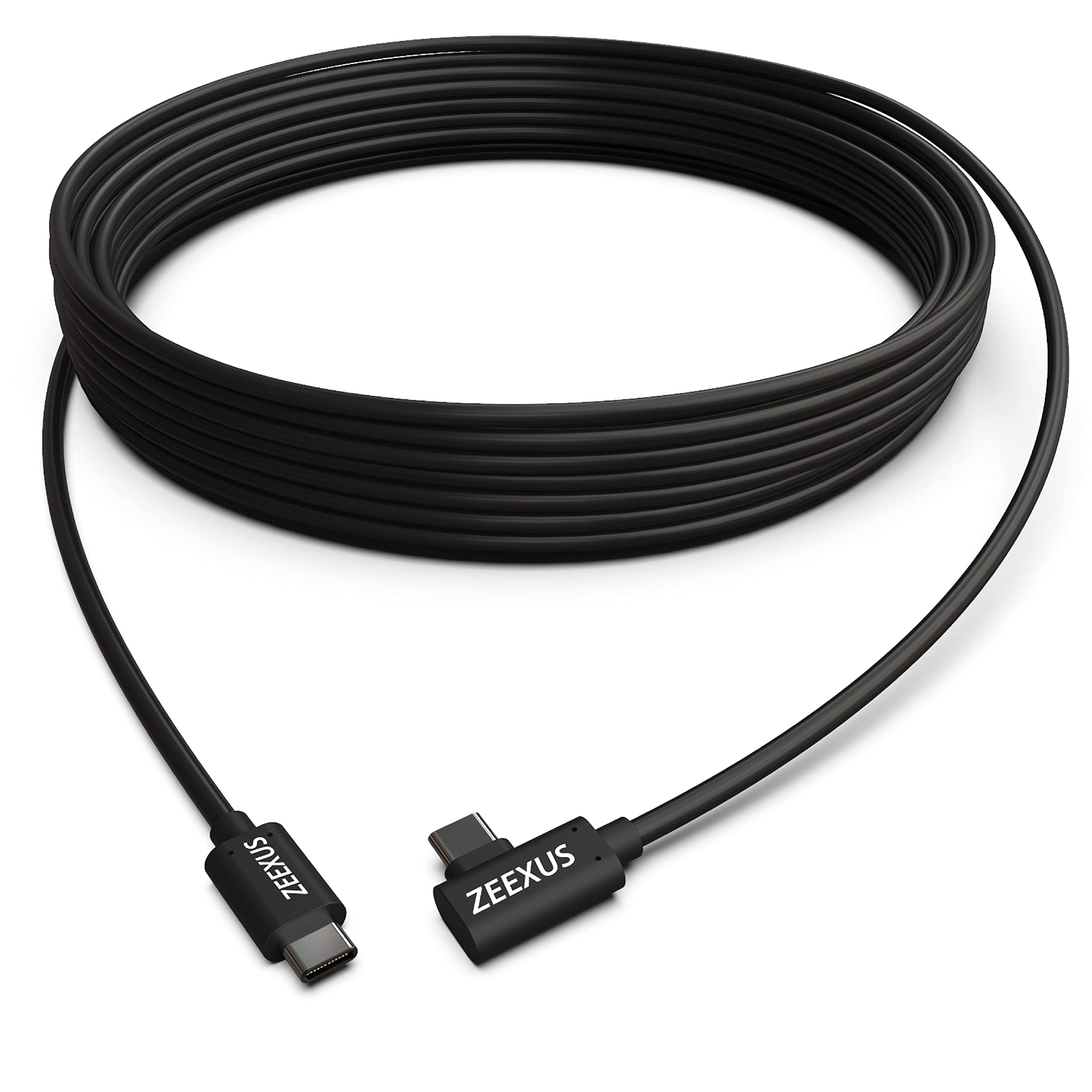 ZEEXUS USB A to USB C Nylon Braided Cable 15 FT