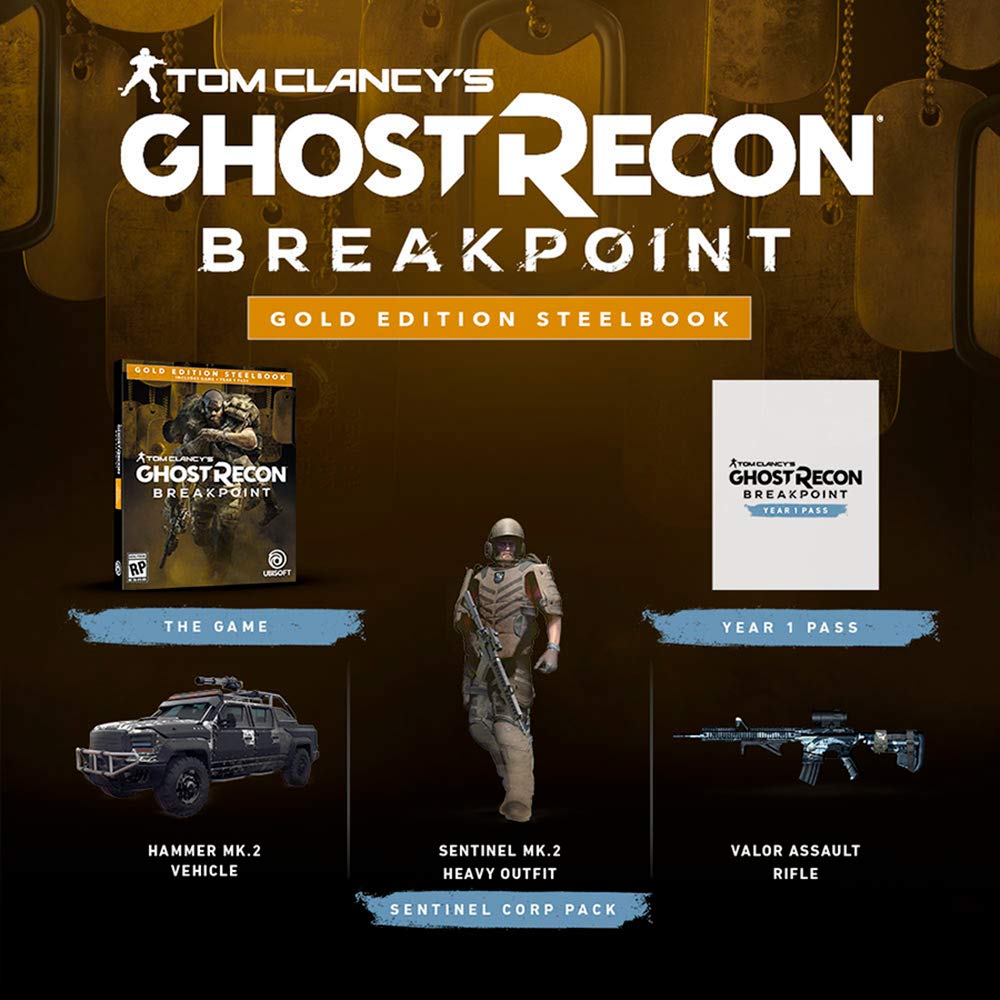 Tom Clancy's Ghost Recon Breakpoint Steelbook Gold Edition - Xbox One