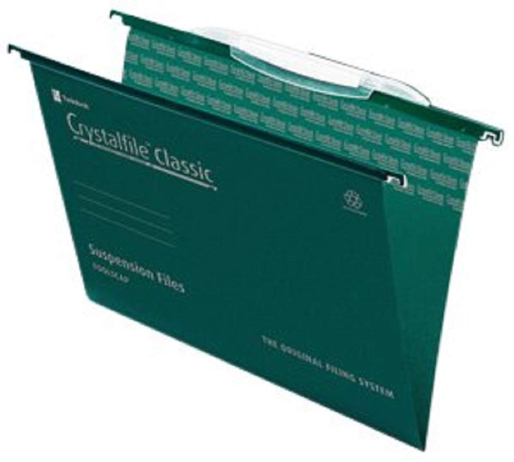 Rexel Crystalfile Classic Suspension File And Tab Square Base For 300Pp Foolscap Ref 3000032 [Pack Of 50]