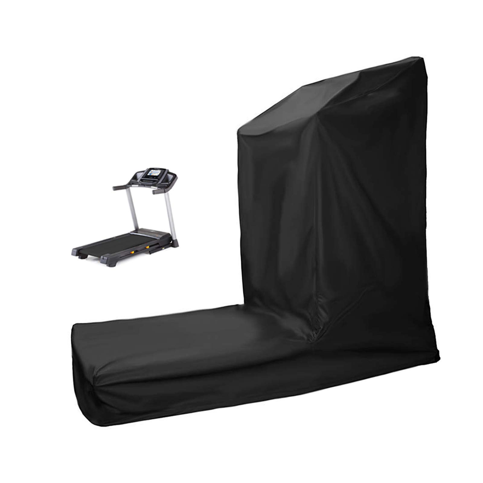 TwoPone Treadmill Cover Waterproof Outdoor Non-Folding Treadmill Covers Upgraded Protective Cover Water-Resistant Dustproof Covers for Indoor Gym Running Machine Storage