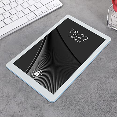 Yoidesu 10 Inch Tablet, Tablet PC for 11 3GB RAM 64GB ROM Octa Core, IPS Touch Screen Tablet with 3G Network WiFi 100‑240V (Blue)
