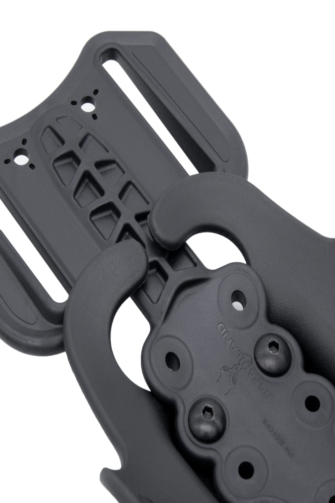 SAFARILAND Drop Flex Adapter with Single Strap Leg Shroud for Gun Holsters, Assembly Polymer