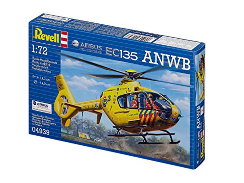 Revell Germany 1/72 EC135 Nederlandse Trauma Helicopter, Yellow, Orange, Blue, White, Grey