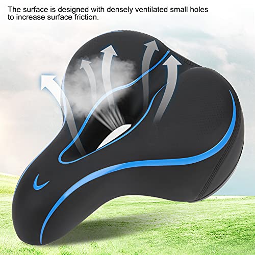 Yuecoom Bike Seat Cover, Waterproof Ergonomic Bicycle Saddle Cushion Breathable Seat Pad for Mountain Bike