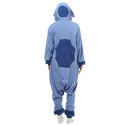 ROYAL WIND Pajama Halloween Costumes for Adult and Teenagers Blue S