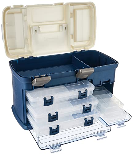 Plano Tackle System Box, Premium Tackle Storage Blue/Silver