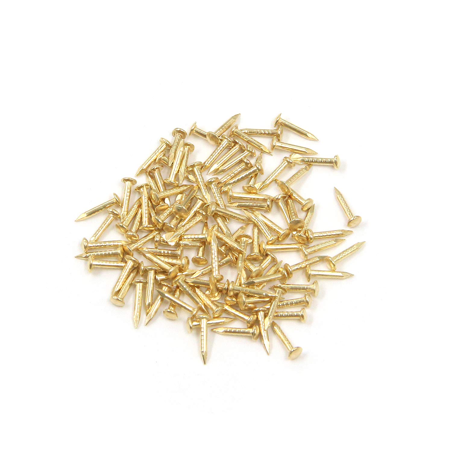 T Tulead Golden Corner Protectors Metal Corner Furniture Protector Table Corner Guards Box Corner Brackets 1.77"x1.77",24pcs with Mounting Nails