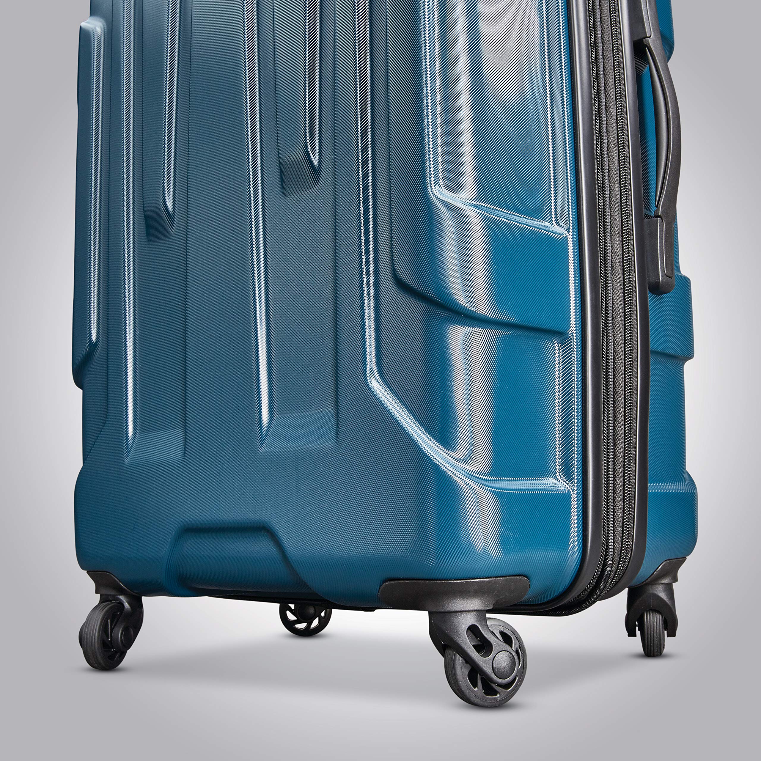 Samsonite Centric Hardside Expandable Luggage with Spinner Wheels, Teal, Checked-Large 28-Inch